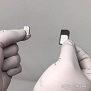 iSYFIX Sim Card Adapter Nano Micro - Standard 4 in 1 Converter Kit with ...
