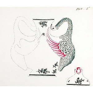 An original design for a porcelain vase