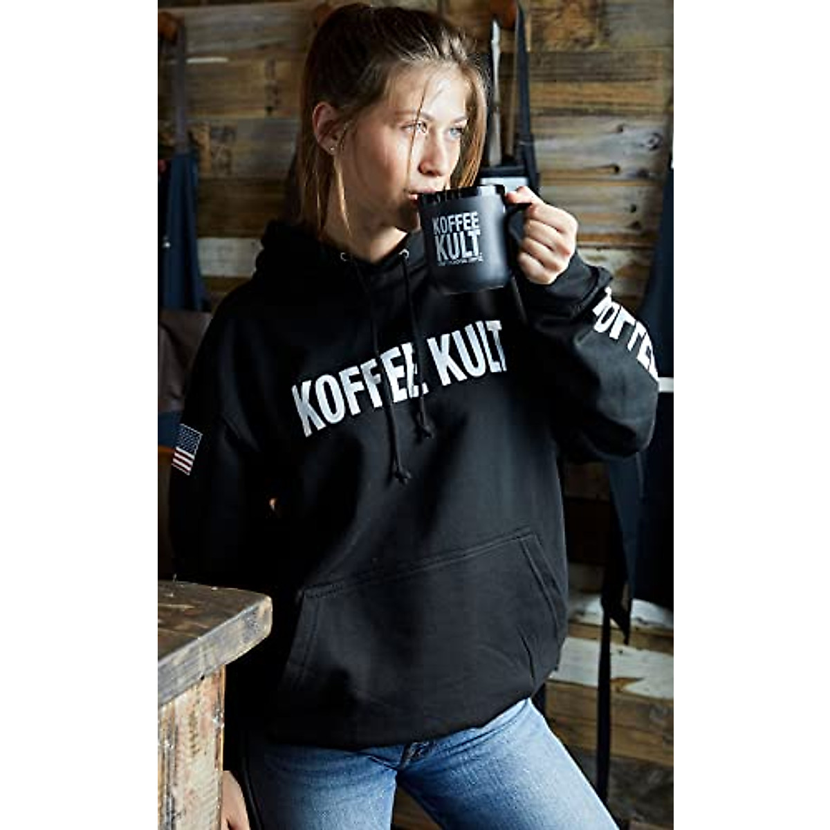 Koffee Kult Dark Roast Whole Bean Coffee - Small Batch Gourmet Aromatic Artisan Blend 100% Arabica Coffee Beans Organically Sourced (Dark Roast, 32oz)