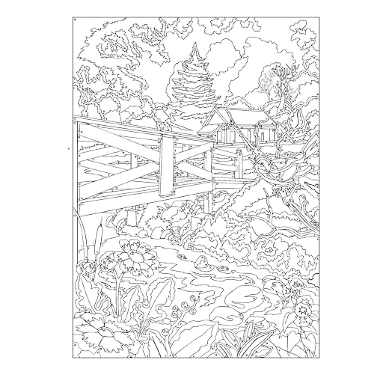 Creative Haven Country Scenes Color by Number Coloring Book (Adult Coloring Books: In The Country)