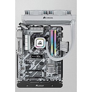 Corsair VENGEANCE RGB PRO SL DDR4 32GB (2x16GB) 3600MHz CL18 Intel XMP 2.0 AMD Ryzen iCUE Compatible Computer Memory - White (CMH32GX4M2D3600C18W)