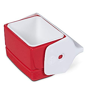 Igloo 4 Qt Playmate Mini Hardsided Lunch Box Cooler, Red