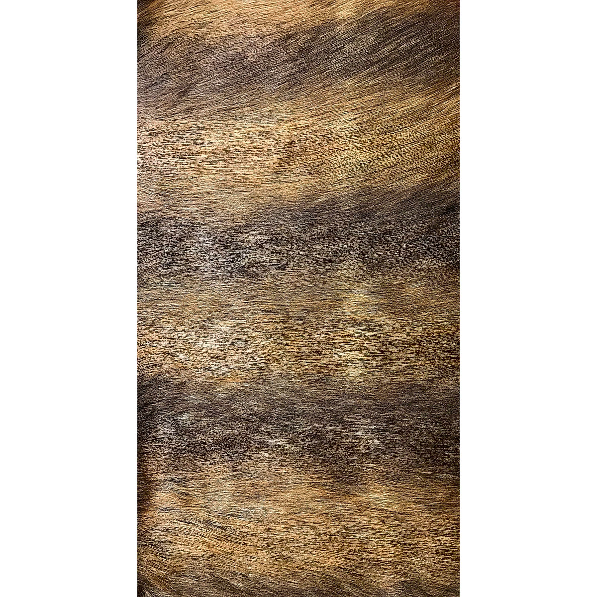 New Brown Wolf Long Hair Faux Fur by Elotex International Fabric
