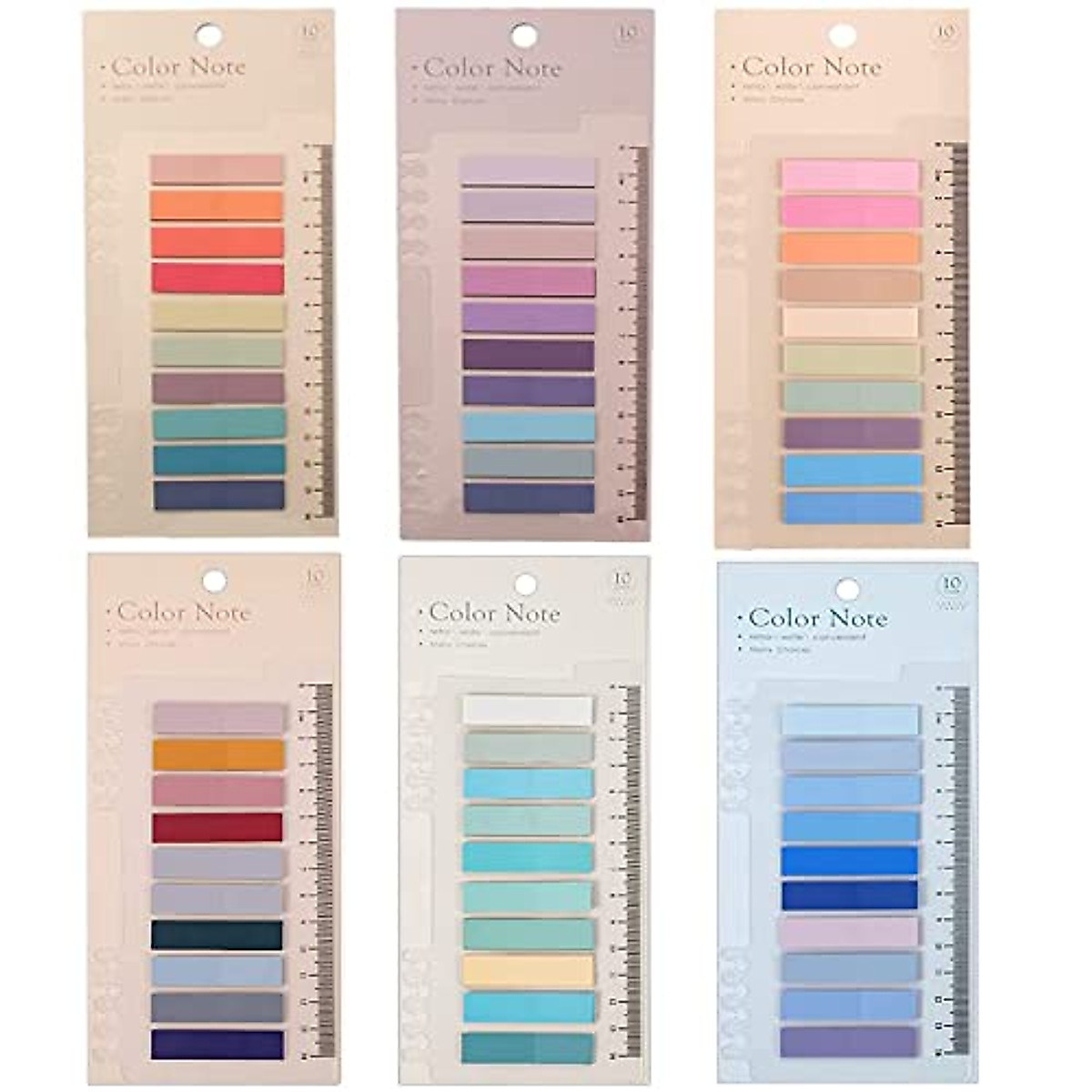 1200-Piece Morandi Sticky Tabs for Organization and Annotation