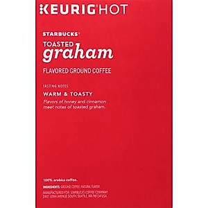 Starbucks Coffee Toasted Graham 16 Count Single Cup Pods