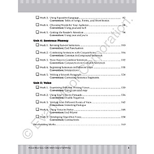Evan-Moor Daily 6-Trait Writing, Grade 4 Homeschooling & Classroom Resource Workbook, Reproducible Worksheets, Teaching Edition, Lesson Plans, Ideas, Organization, Word Choice, Sentence Fluency, Voice