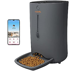 WOPET Automatic Cat Food Dispenser with Camera, 5G WiFi Automatic Cat Feeder with APP Control, 7L Automatic Dog Feeder with Timer Programmable,HD Camera for Voice and Video Recording