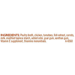 Purina Fancy Feast Broth For Cats, Creamy, With Chicken & Vegetables, 1.4-Ounce Pouch, Pack Of 32