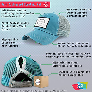 Womens High Ponytail Cap Berry Preserve Dish Vintage Look Home Kitchen Kitchen Kitchen Tools Cotton Dish Patch Trucker Hats Turquoise Rectangle Patch