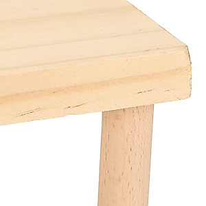 Tnfeeon Hamster Stand Platform, Toys Small Pet Wooden Platform with Pillars Rodent Ladder Bridge Climbing Chew Toy Cage Accessories for Hamster Squirrel Gerbil Chinchilla Bird