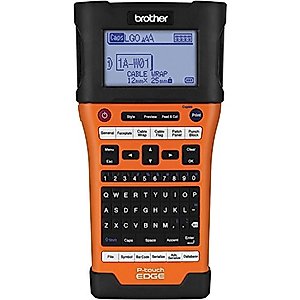 Brother Mobile PTE500 Handheld Labeling Tool, USB Interface, Li-ion, Auto Cut, Carrycase (Renewed)
