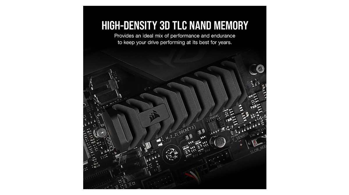 CORSAIR MP600 PRO XT 1TB Gen4 PCIe x4 NVMe M.2 SSD – High-Density TLC NAND – Aluminum ...