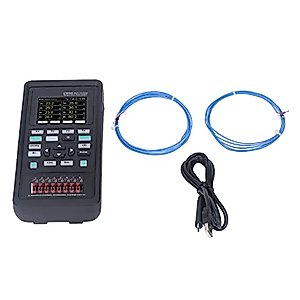 Multi Channel Temperature Detector, High Accuracy TFT HD Display Type C Communication Over Temp Alarm Temperature Data Recorder for Electronics Testing(US Plug)