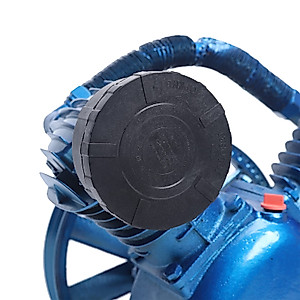 5.5HP Dual Piston V Style Air Compressor Head Pump Motor Cast Iron 2-Stage 2-Cylinder, 21 CFM 175 PSI