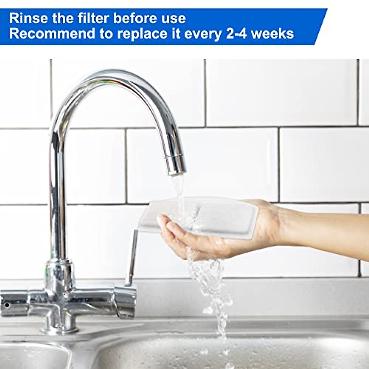 MyfatBOSS Pet Fountain Filter Replacement, 12 Packs Cat Water Fountain Filter, Pet Fountain Carbon Filters Compatible with 100oz/3L Automatic Pet Fountain