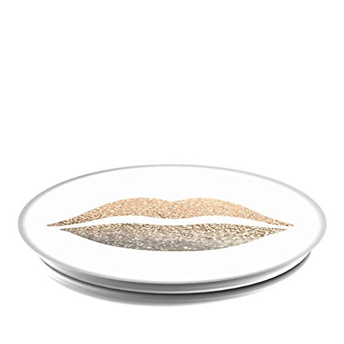 PopSockets: Collapsible Grip & Stand for Phones and Tablets - Gold Lips