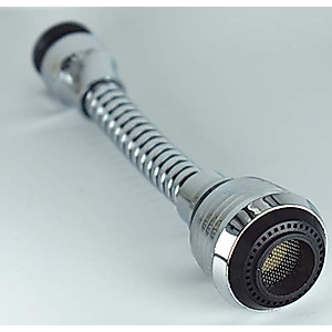 Faucet Sprayer Attachment Flexible Tap Extension Aerator 360 Degree ABS For Kitchen Sink Cold Hot Water