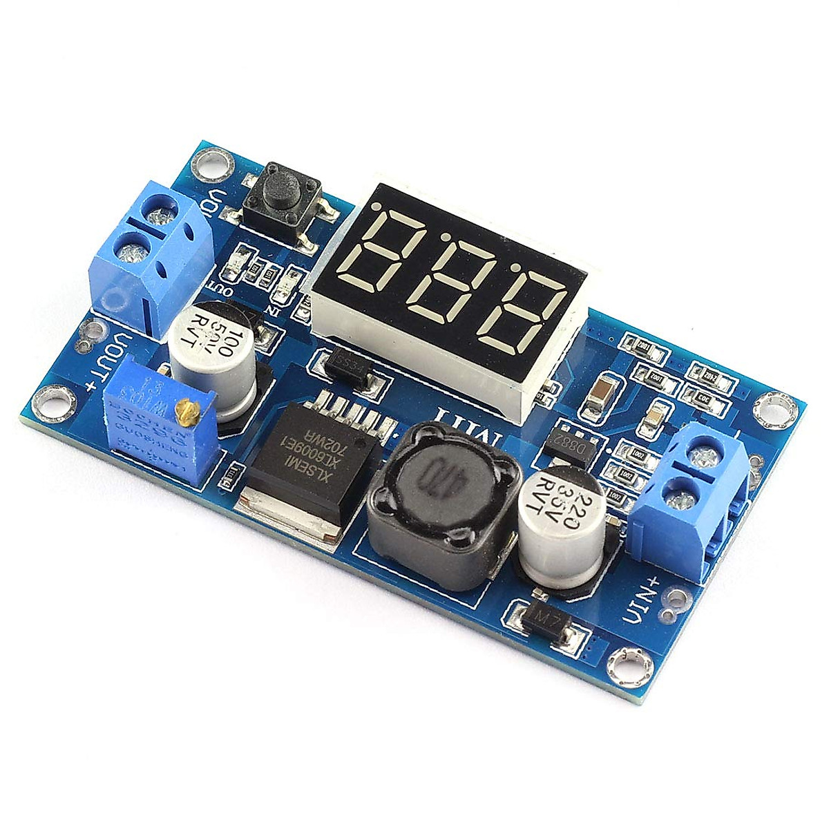 DZS Elec XL6009 DC-DC Booster Regulator Module Input 3-32V to Output 5-35V Instead of LM2577 with Digital Tube Display Step-up Module