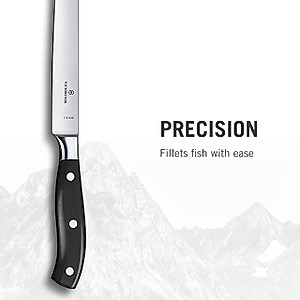 Victorinox Fully Forged Fillet Knife - Kitchen for Cutting Fish, Poultry & More - Premium Cooking Knife for Kitchen Accessories - 8"