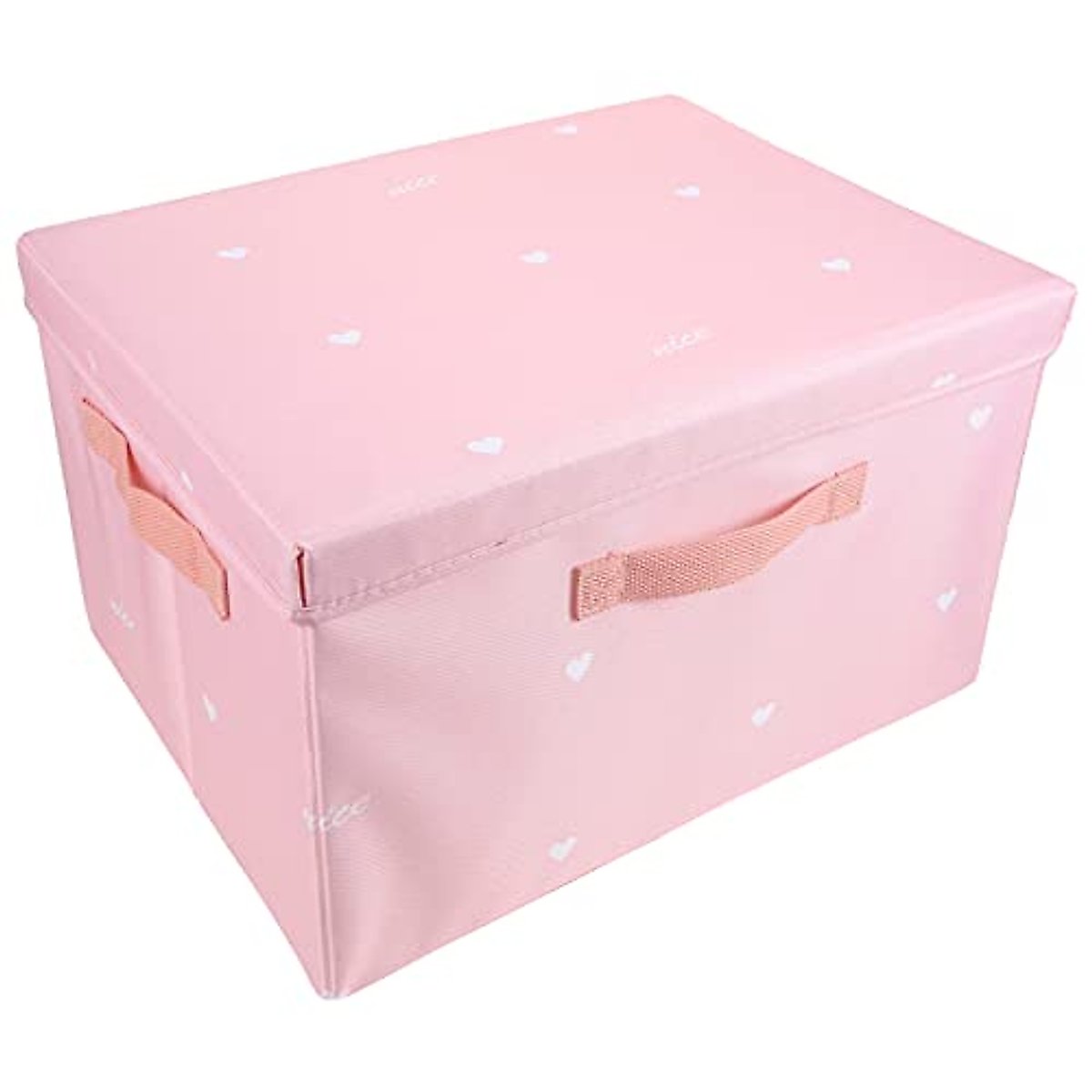 PATKAW Collapsible Storage Boxes Fold- able Sock Storage Box with Lid Clothes Storage Box with Lid (L) Toys Storage Organizer