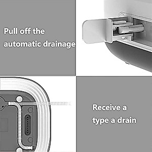 Belypoke Mini Portable Bucket Washer & Dryer Energy Saving Folding Washing Machine with Soft Spin Dry and Drainage Pipe for Underwear, Socks & Baby Clothes Pink