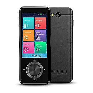 BaRdzo M9 Portable Language Translator 107 Languages Two-Way Real-Time WiFi/Offline Recording/Photo Translatio Language Translator
