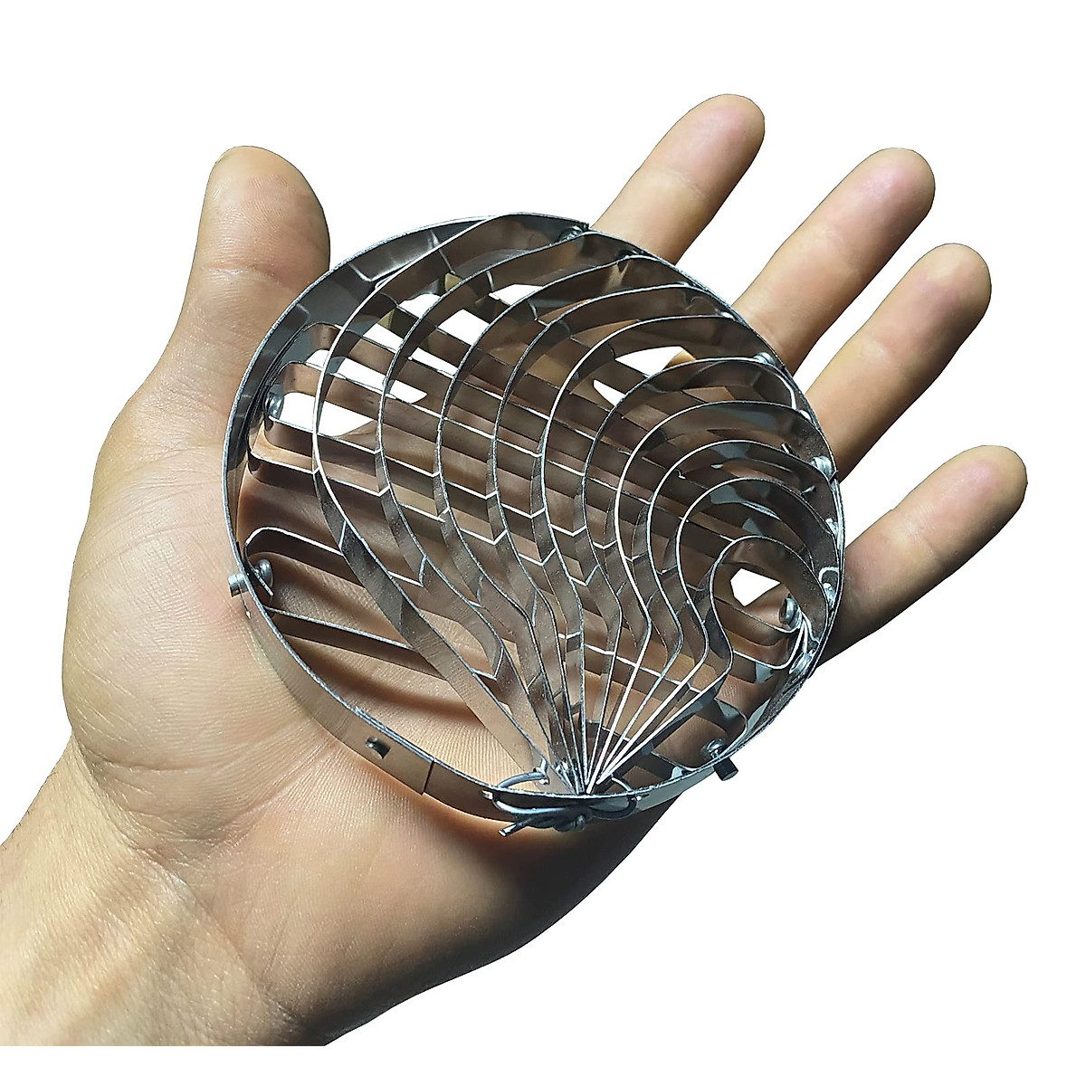 Coladera 2 Pack Concha Cutter Mexican Bread Traditional Tool Cortador de Conchas para Pan 4 Inches Diameter 0.9 Inches Height Two Sided Stainless Steel and Sheet Metal Rust Resistant (4 Inches)