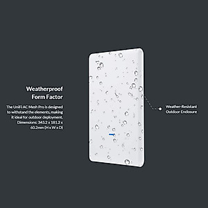 UniFi AC Mesh Wireless Access Point UAP-AC-M-PRO-US 802.11ac 3x3 MIMO Outdoor Wi-Fi (2 Units)