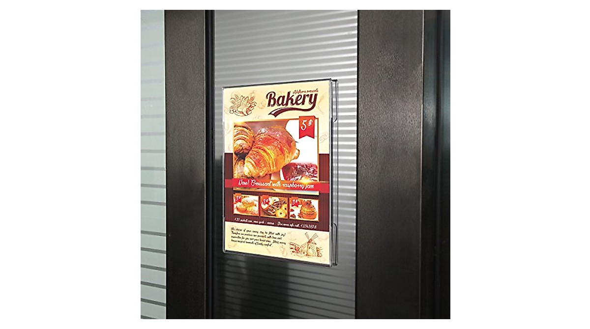NIUBEE Acrylic Sign Holder - 11x17 Wall Mount Frame