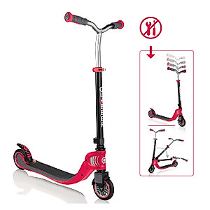 Globber Flow 125 Foldable Scooter Red