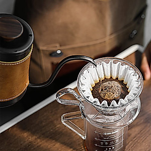 1-4 Cup Coffee Filters White Paper,Coffee Makers and Drip Coffee Pots Junior Basket Style, Chlorine Free Coffee Filter,50 Count