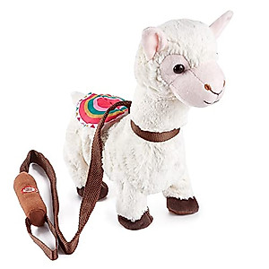 Think Gizmos Boppin, Shakin, Walking Llama Toy. Plush Musical Dancing Toy - Robotic Walk Along Animal for Boys & Girls Aged 3,4,5,6,7,8,9,10