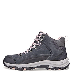 Skechers Women's, Relaxed Fit: Trego - Alpine Trail Hiking Boot Grey Pink 7.5 M