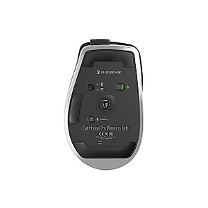 3Dconnexion CadMouse Pro Wireless - Mouse - ergonomic - left-handed - 7 buttons - wireless - Bluetooth, 2.4 GHz - USB wireless receiver