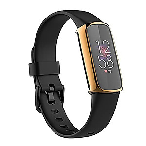 Screen Protector Case Compatible with Fitbit Luxe Smartwatch Accessories TenCloud Covers Scratched Resistant Full Protective Cover for Luxe (5Colors)