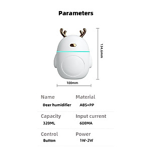 Warm and Sweet Diffuser with Ultrasonic Tech,USB-Powered Portable Diffuser for Essential Oils,Room air fresheners with 7-LED Color Changing for Car Home Office Bedroom