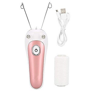 Facial Threading Hair Removal for Women, Facial Threading Hair Removal Machine Electric Hair Shaver Ladies Beauty Epilator Trimmer Cotton Threading Tool for Body Facial Pull