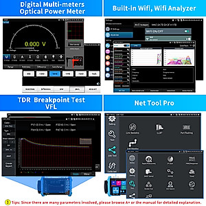 Rsrteng IPC-9800MOVTADHS Pro Full Features CCTV Camera Tester 8K 32MP IP Camera Tester 7-inch IPS Touch Screen Monitor CCTV Tester with 4K HD-TVI CVI AHD SDI Support DMM OPM VFL TDR Features POE HDMI