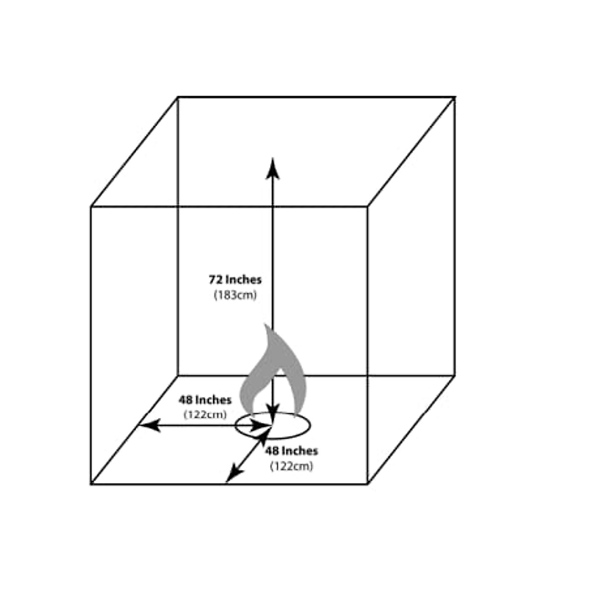 Pyromania Alchemy Outdoor Concrete Fire Pit Table, 60 x 30 Inches - Natural Gas Model in Charcoal Gray Color