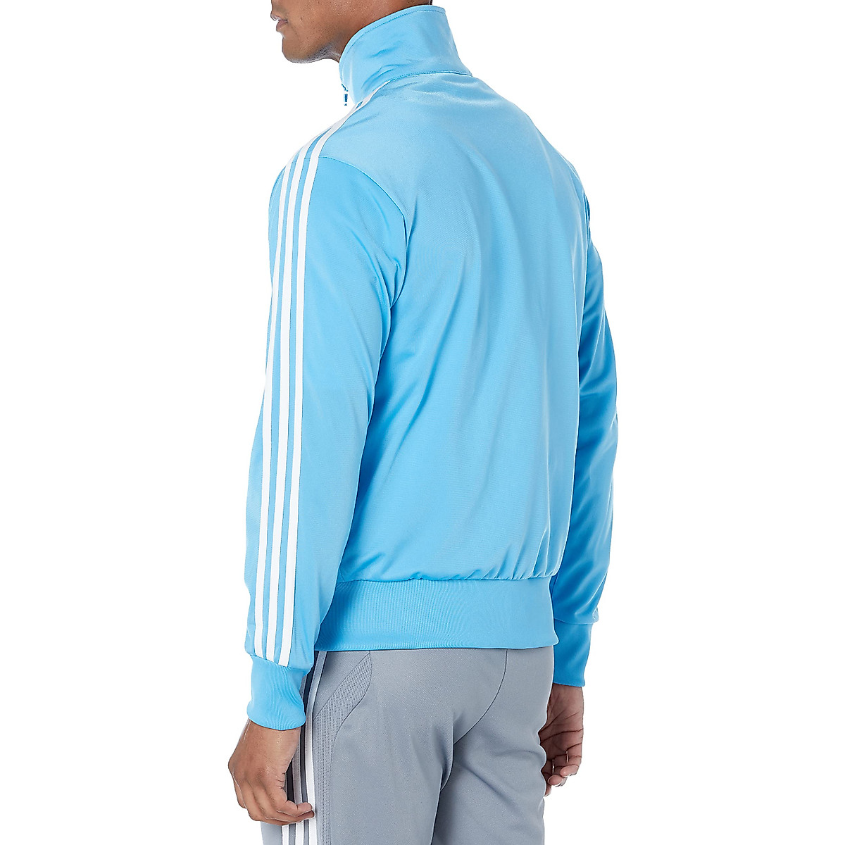 adidas Originals Men's Adicolor Classics Firebird Track Jacket, Sky Rush, Large