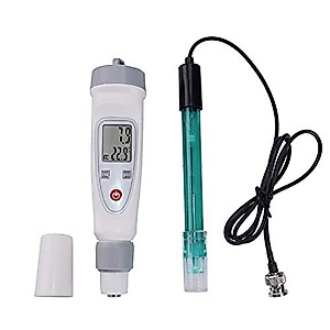 Y-LKUN Water Quality Meter Digital Water Quality Tester Pen PH Meter Water Quality Test Pen PH-20W External Connection Electrode Tester Measuring Tool Moisture Meter