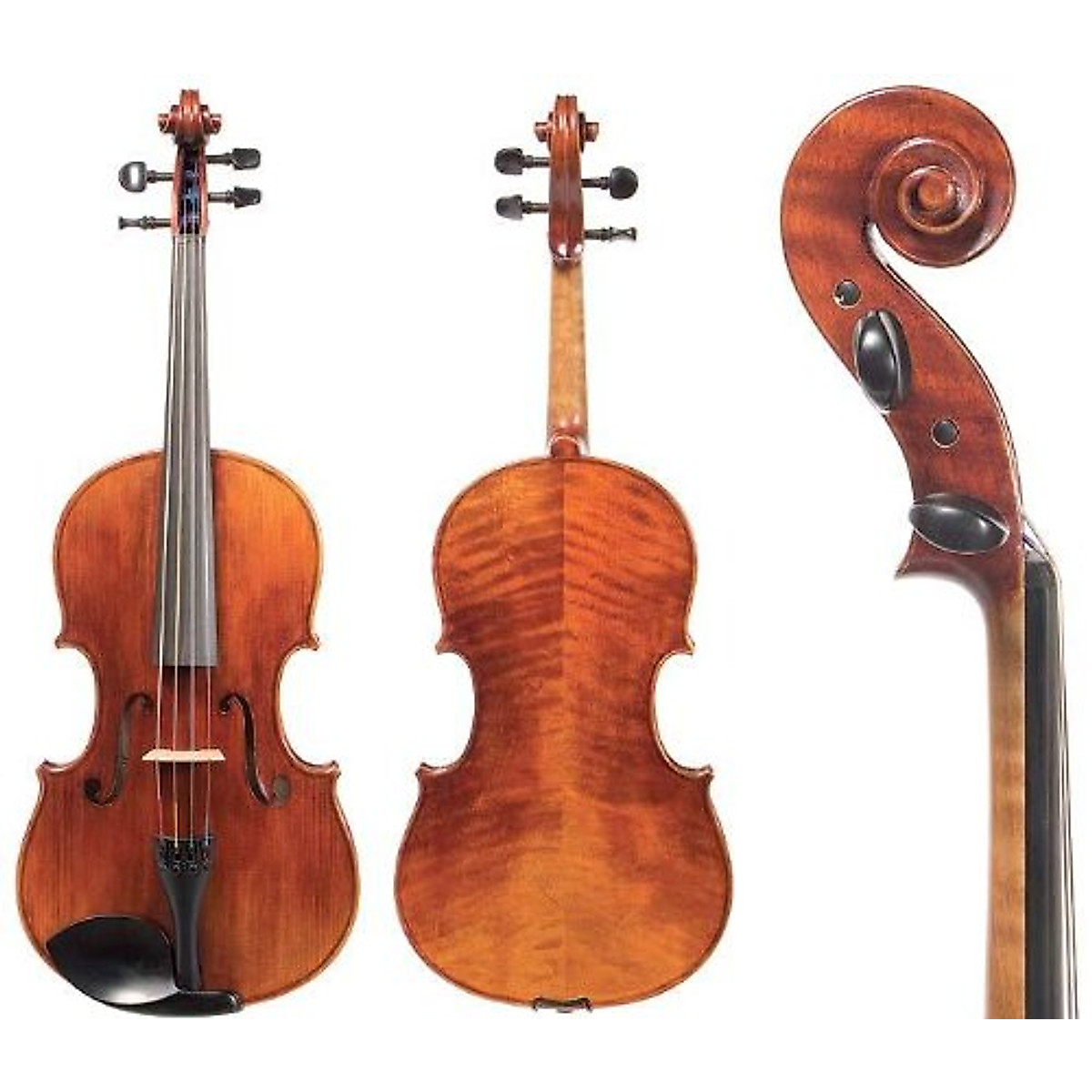 D Z Strad Model 700 Viola 16" Outfit with Bow, Helicore Strings, Bow, Shoulder Rest, and Rosin (16')
