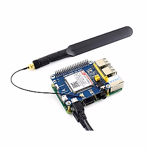 TOP1 SIM7600A-H 4G HAT for Raspberry Pi, LTE Cat-4 4G/3G Communication GNSS Positioning. Supports Raspberry Pi Series Boards and Jetson Nano
