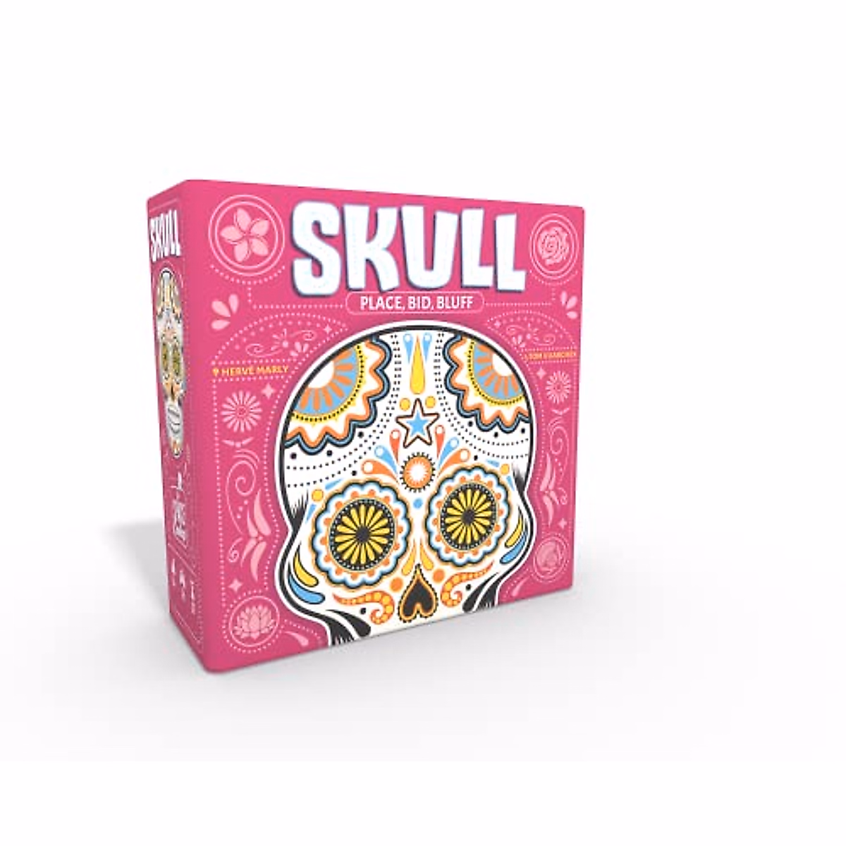 Skull Party Game - Bluffing and Strategy Game Fun for Game Night, Family Board Game for Kids & Adults, Ages 13+, 3-6 Players, 30 Minute Playtime, Made by Space Cowboys