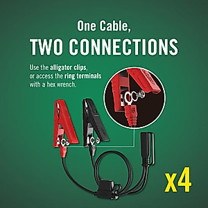 Battery Tender WaveCharge 12 AMP - 4 Bank Multibank Charger - 3 AMPs Per Bank - Selectable 12V / 6V - Smart and Switchable Multi Battery Charger and Maintainer - 022-1004-DL-WH