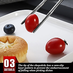 qiqule Personalized chopsticks Can be customized and reused with box