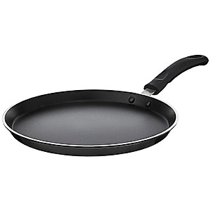 Shradha Trading Non-Stick Dosa Pan, 290mm, Black, Aluminium