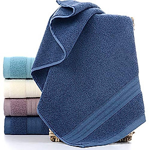 Tian Home Ultra Absorbent & Soft Cotton Hand Towels(4-Pack,14x29inch) for Bath, Hand, Face, Gym and Spa