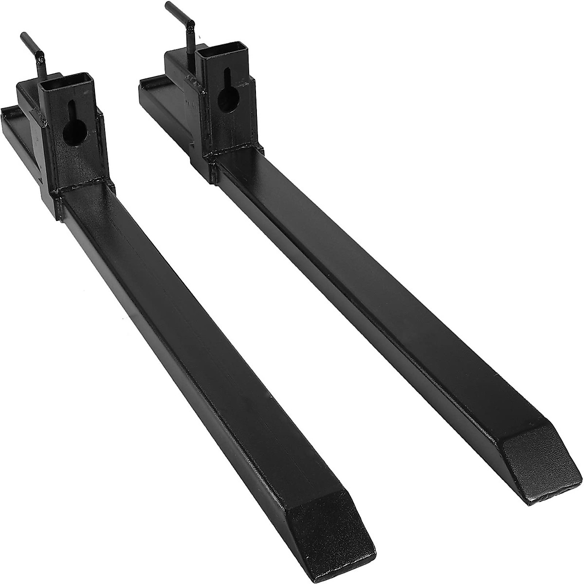 VEVOR Pallet Forks, 2000 Lbs Clamp on Pallet Forks 59" Total Length, Tractor Bucket Forks, Heavy Duty Pallet Forks for Tractor Attachments, Skid Steer, Loader Bucket