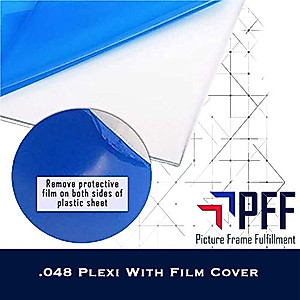 Picture Frame Factory Outlet | 15"x20" Picture Frame | Puzzle Frame | Poster Frame | 1.25 Inch Black MDF Frame | Plexi Glass and Hanging Hardware Included